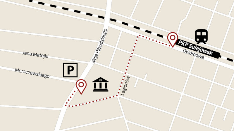 Jak dojechać? – Muzeum Józefa Piłsudskiego w Sulejówku